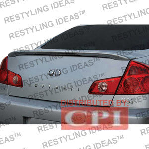 Infiniti 2003-2006 G35 4Dr Custom Lip Style W/o Led Light Spoiler Perf ...