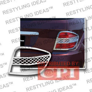 Mercedes Benz 2006-2008 M-Class (W164) Chrome Tail Light Bezel Perform ...