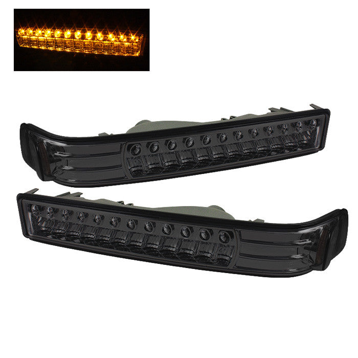 Chevy S10 / Blazer 98-03 LED Amber Bumper Lights - Smoke – CARRO PACIFIC