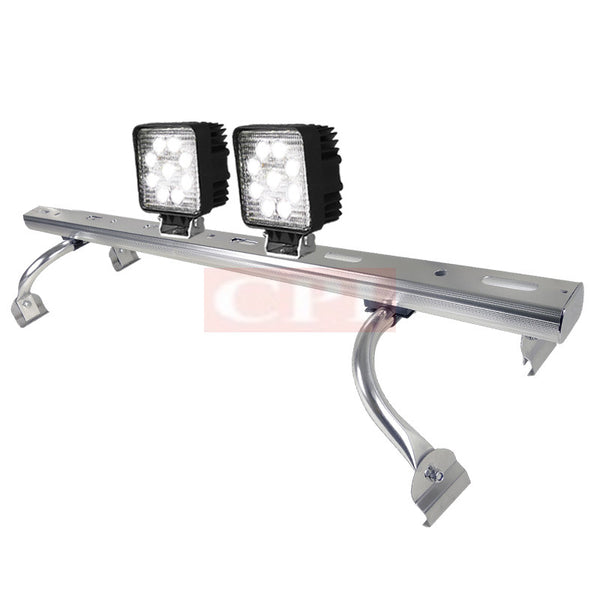All Universal All All 44" To 60 " Adjustable Light Roof Rack+ 9 Led Sq ...