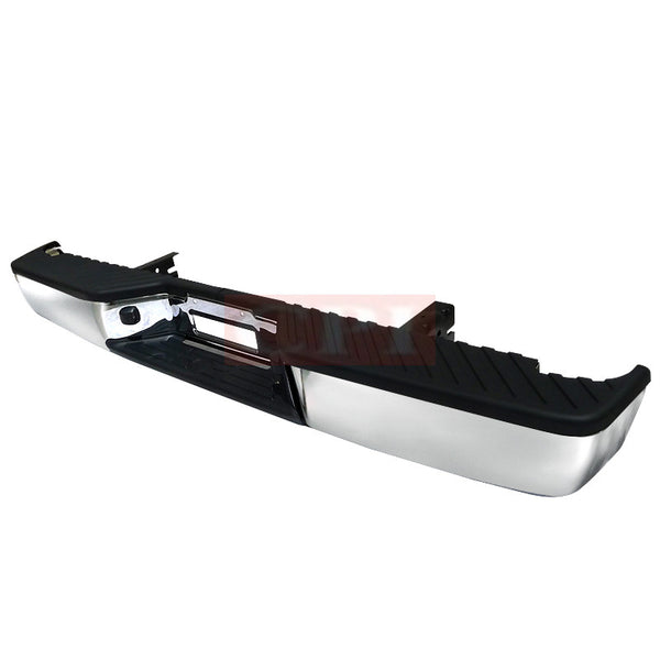 NISSAN 04-10 NISSAN TITAN REAR BUMPER STEP - CHROME - WITHOUT SENSOR H ...