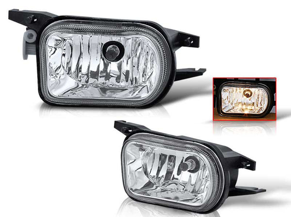 01-05 mercedes benz w203 c-class oem style fog light (clear) performan ...